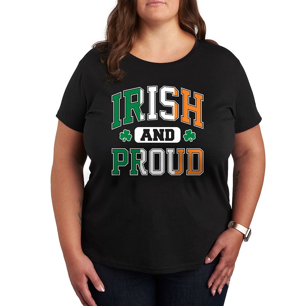 Plus Irish And Proud Graphic Tee