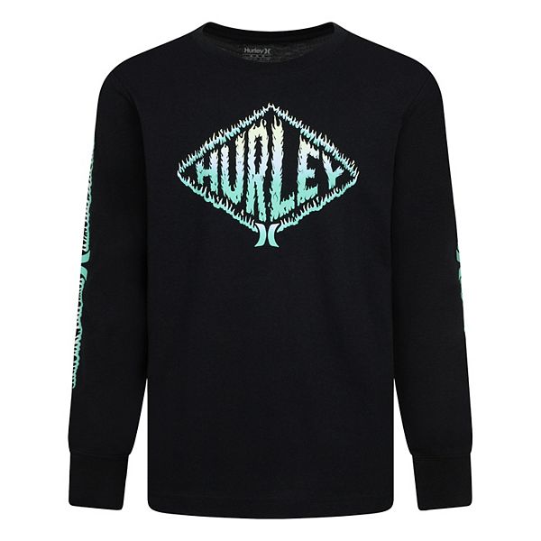 Boys 8-20 Hurley Flame Logo Long Sleeve T-shirt