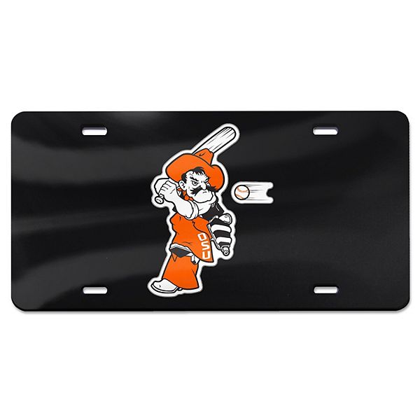 WinCraft Black Oklahoma State Cowboys Baseball Pete Swing Laser Cut ...