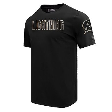 Men's Pro Standard Black Tampa Bay Lightning Wordmark T-Shirt