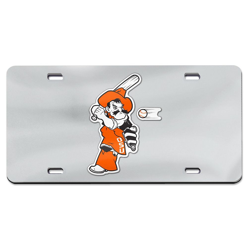 WinCraft Silver Oklahoma State Cowboys Baseball Pete Swing Laser Cut ...