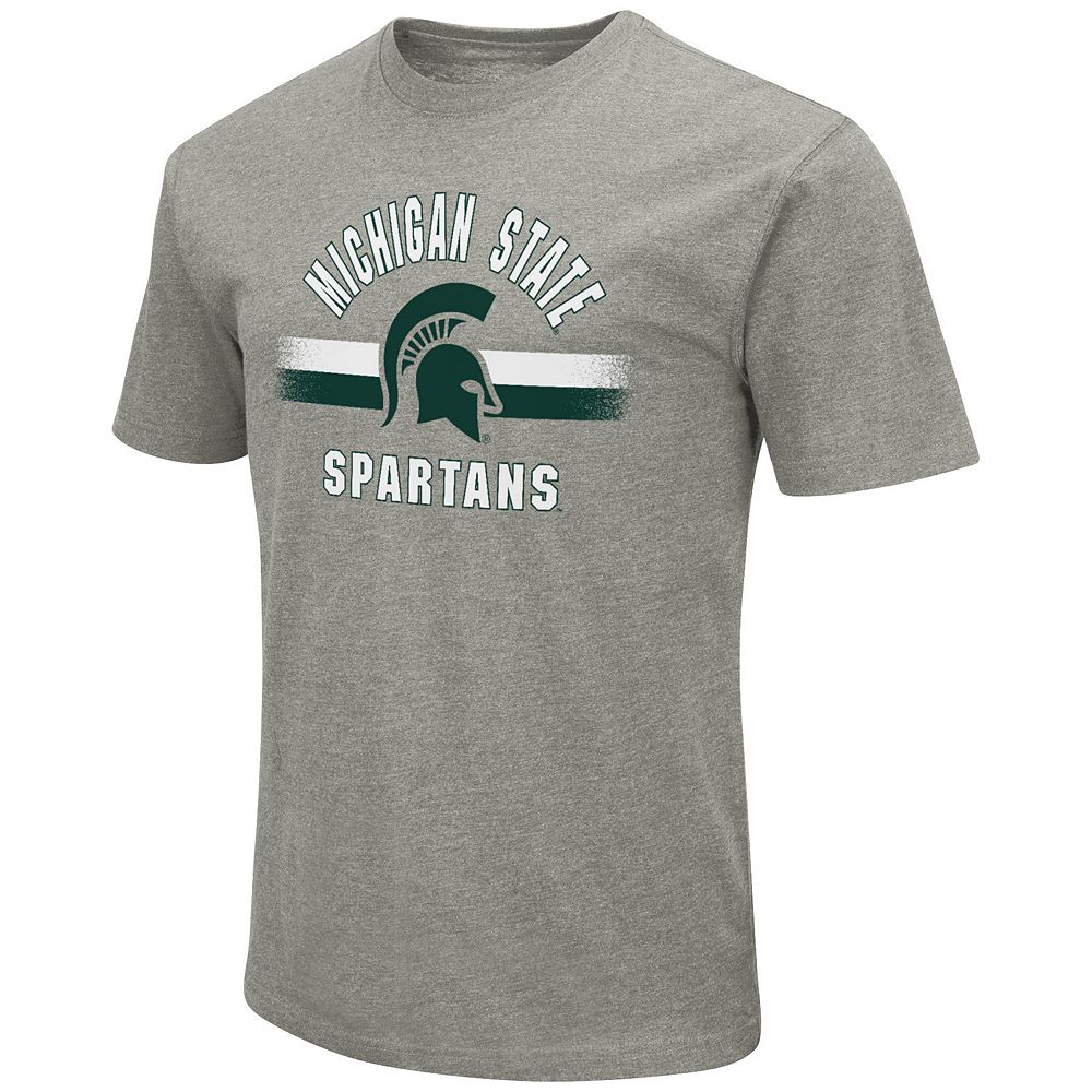 Men's Fanatics Michigan State Spartans Stripes Graphic Tee