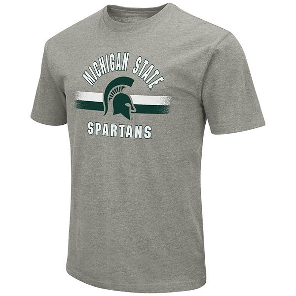 Men's Fanatics Michigan State Spartans Stripes Graphic Tee