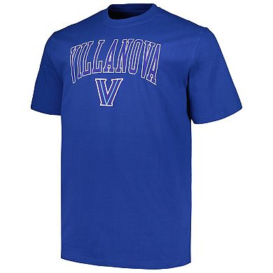 Men's Champion Royal Villanova Wildcats Big & Tall Arch Over Logo T-Shirt
