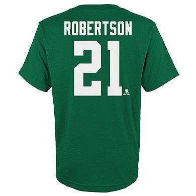 Youth Jason Robertson Kelly Green Dallas Stars Player Name & Number T-Shirt