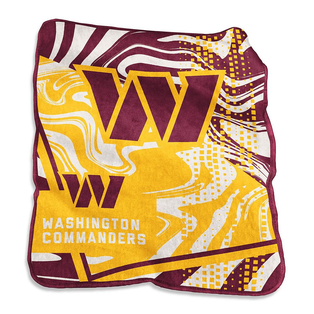 "Washington Commanders 50"" x 60"" Swirl Raschel Throw Blanket"