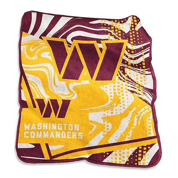 "Washington Commanders 50"" x 60"" Swirl Raschel Throw Blanket"