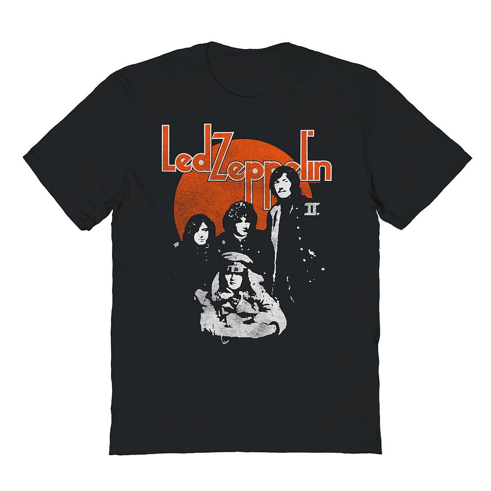 Men's Led Zeppelin Orange Circle Graphic Tee