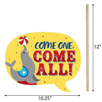 Big Dot Of Happiness Funny Carnival - Step Right Up Circus - Photo ...