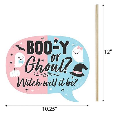 Big Dot Of Happiness Funny Boo-y Or Ghoul Halloween Gender Reveal Photo ...