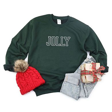 Embroidered Jolly Sweatshirt