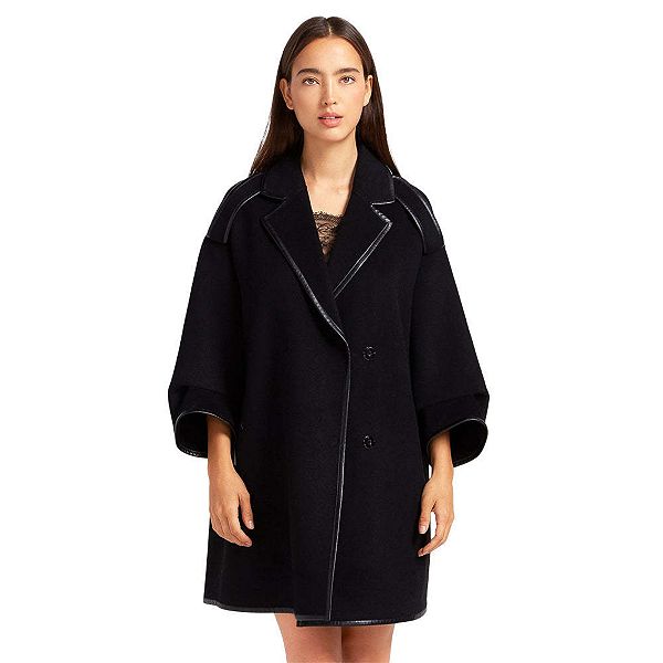 Incomplete Kiss Trimmed Coat