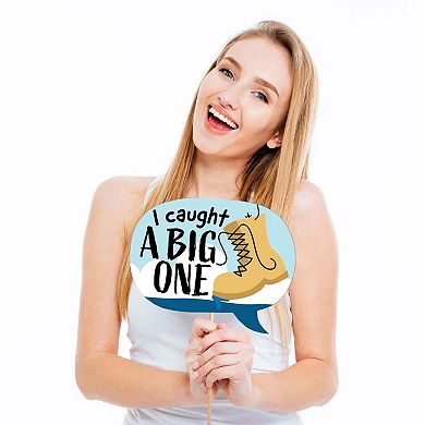 Big Dot Of Happiness Funny Let's Go Fishing - Fish Themed Photo Booth ...