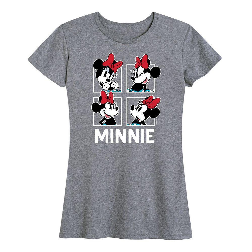 Disney's Minnie Mouse Women's Grid Graphic Tee