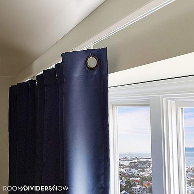 Wall Mounted Curtain Track for Small Spaces