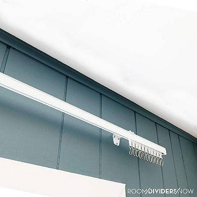 Wall Mounted Curtain Track for Small Spaces