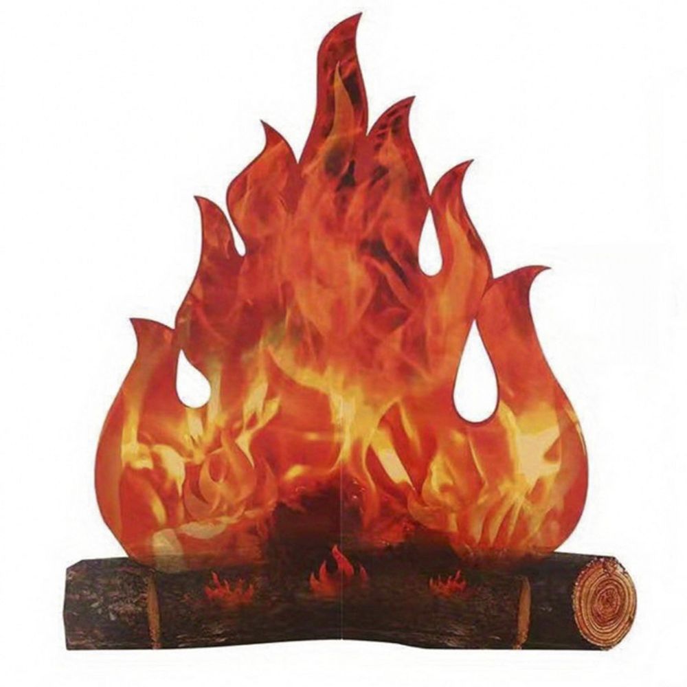 1pc, Halloween And Christmas Parties 3d Three-dimensional Flame ...