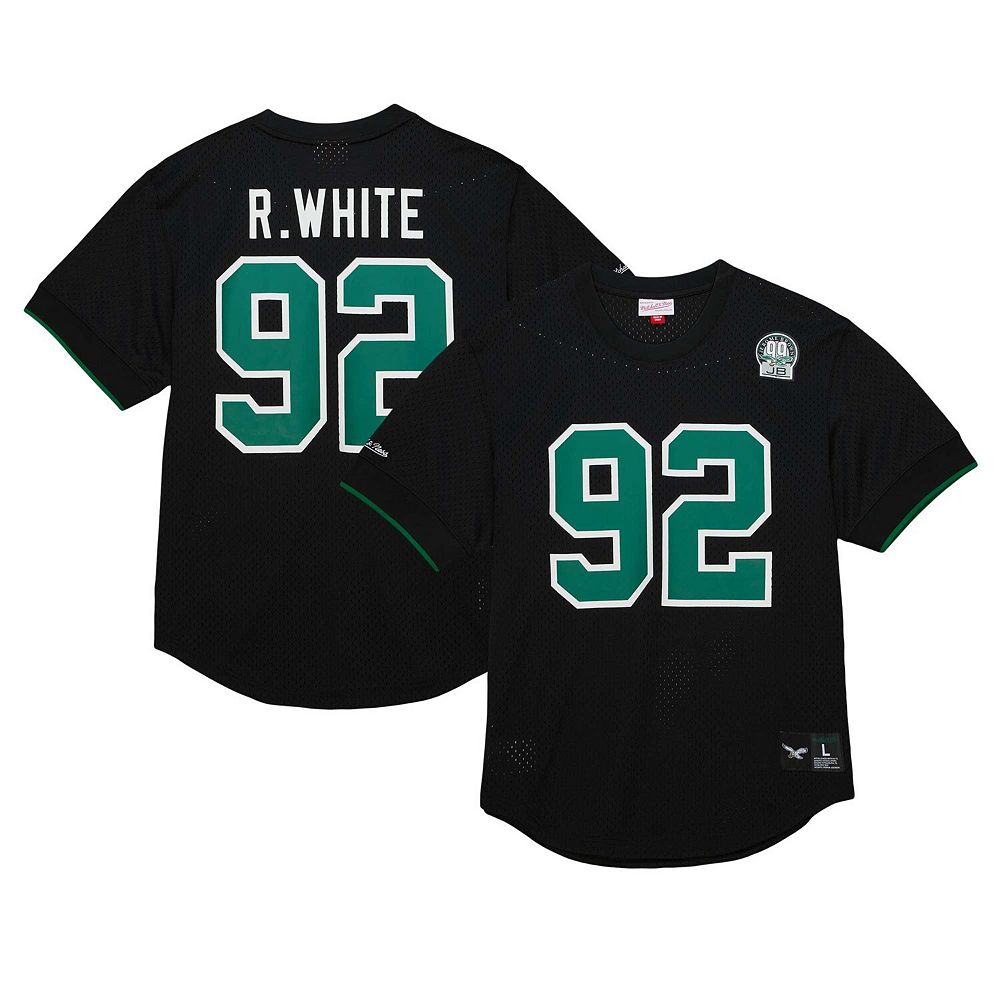 Men's Mitchell & Ness Reggie White Black Philadelphia Eagles Retired ...
