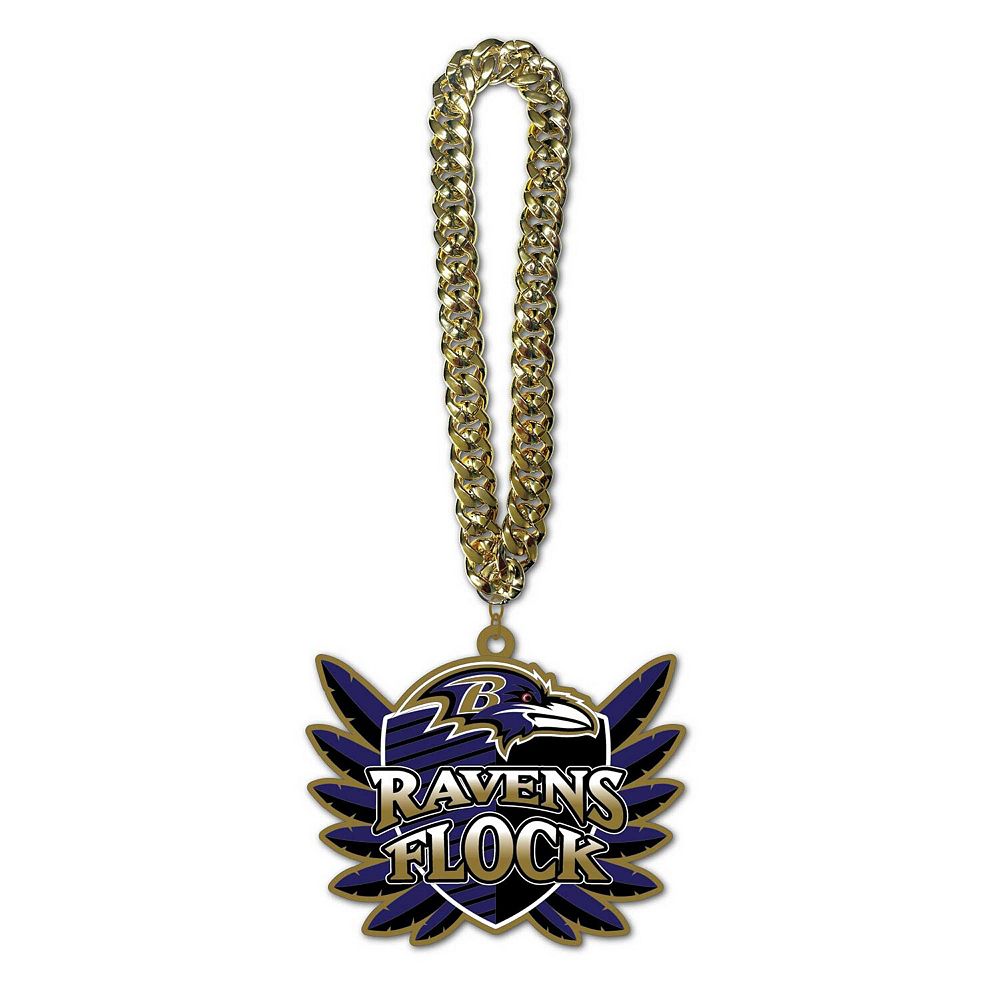 MOJO Baltimore Ravens Slogan Fan Chain Necklace