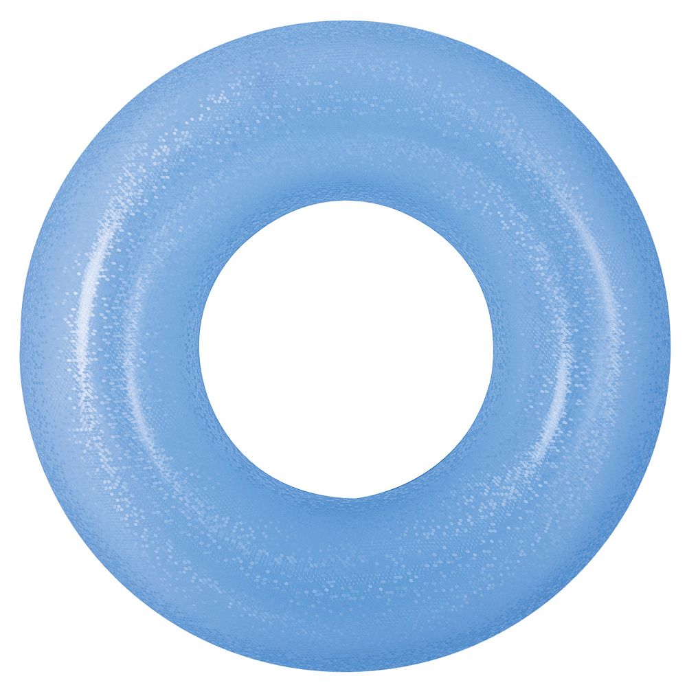 35" Blue Inflatable Inner Tube Pool Float