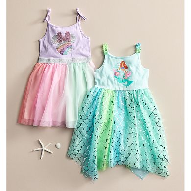 Disney's The Little Mermaid Ariel Baby & Toddler Girl Asymmetrical Hem ...