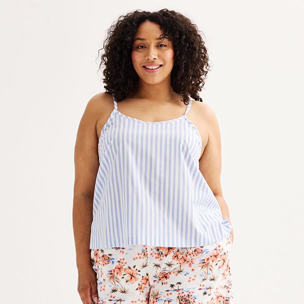 Plus Size Sonoma Goods For Life® Woven Sleep Cami