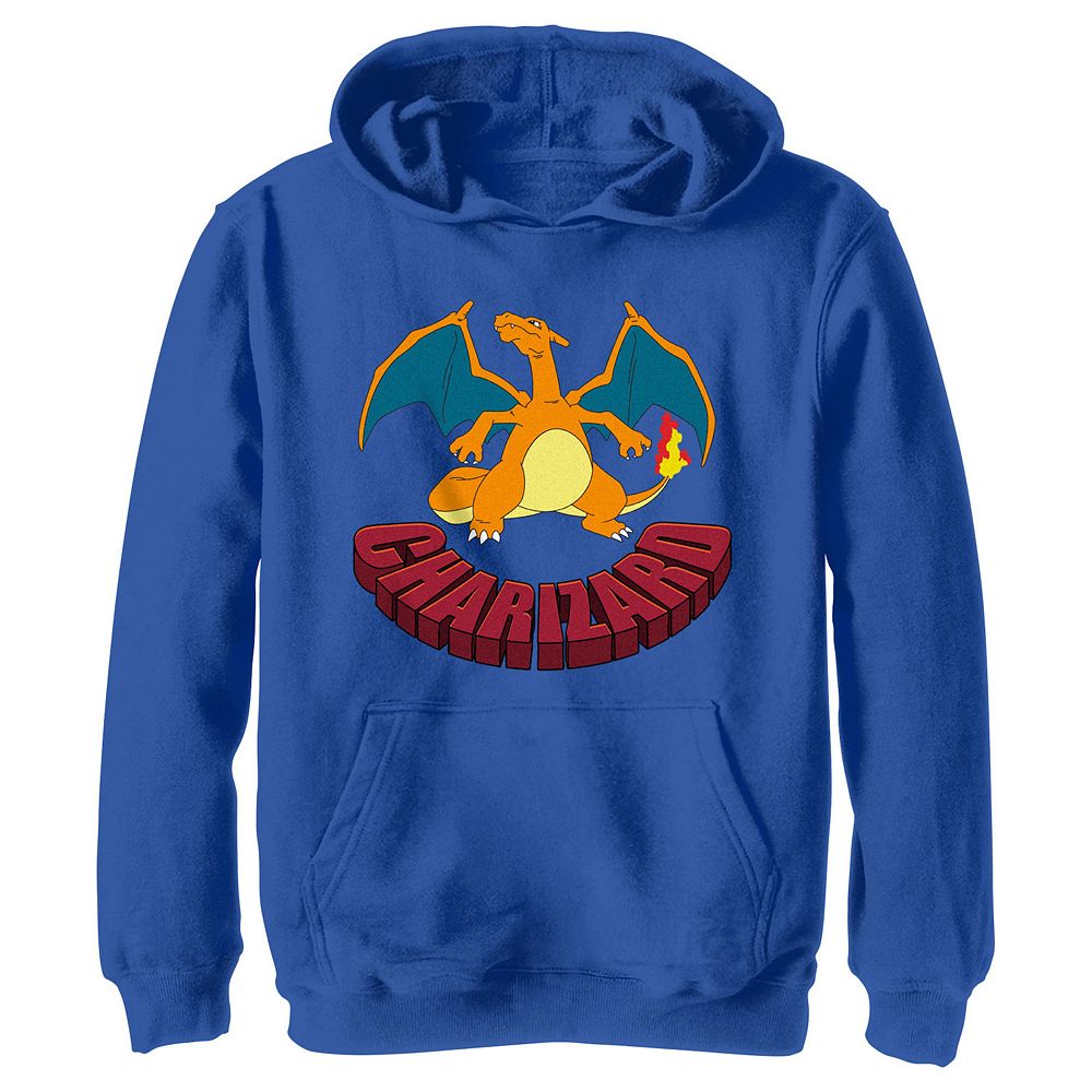Boys Pokemon Charizard Poster Graphic Hoodie