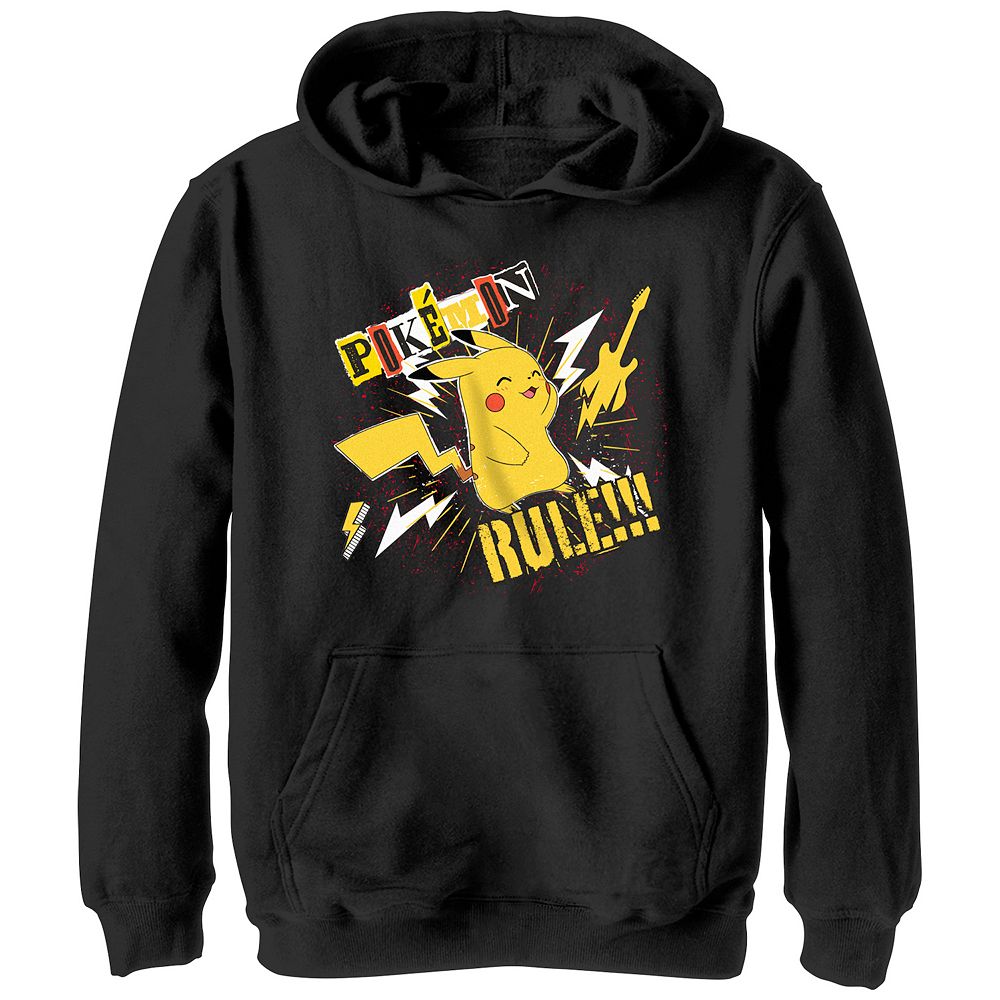 Boys Pokemon Pikachu Rule Graphic Hoodie