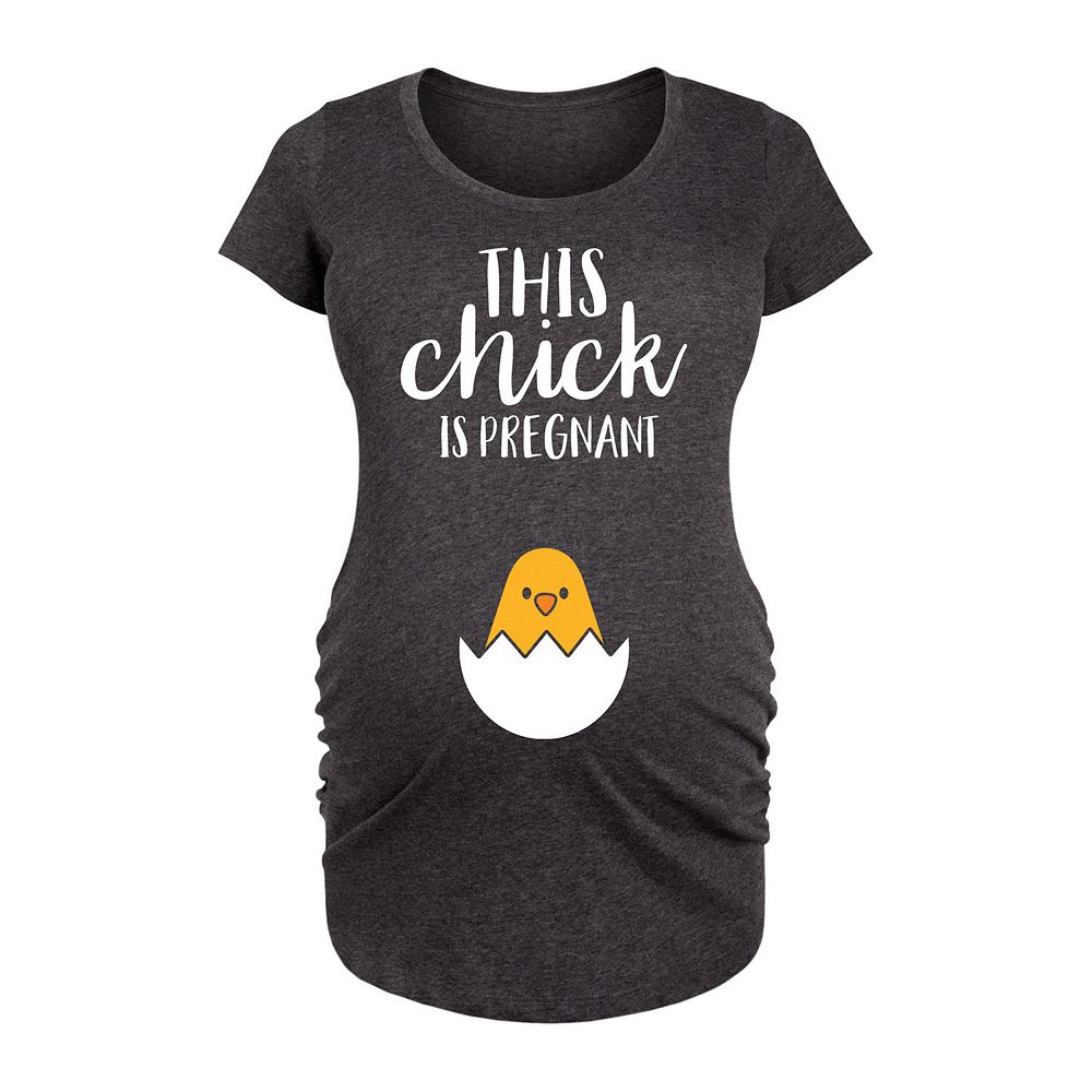 Maternity This Chick Is Pregnant Graphic Tee