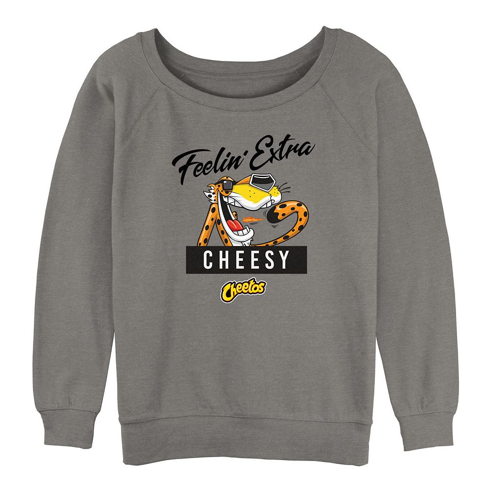Juniors' Cheetos Feeling Extra Cheesy Graphic Slouchy Terry