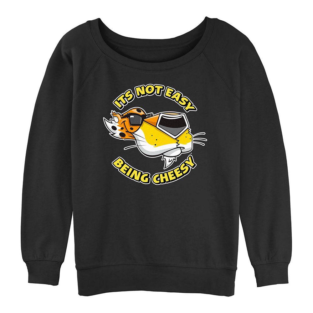 Juniors' Cheetos It's Not Easy Being Cheesy Graphic Slouchy Terry