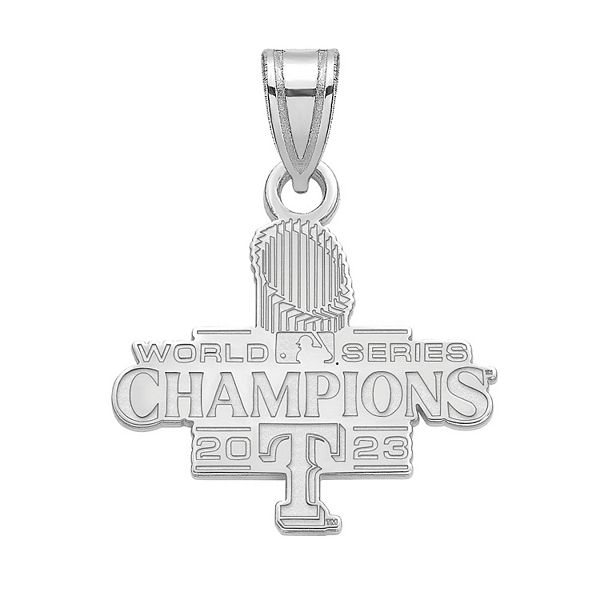 LogoArt Sterling Silver 2023 World Series Champs Texas Rangers Small ...