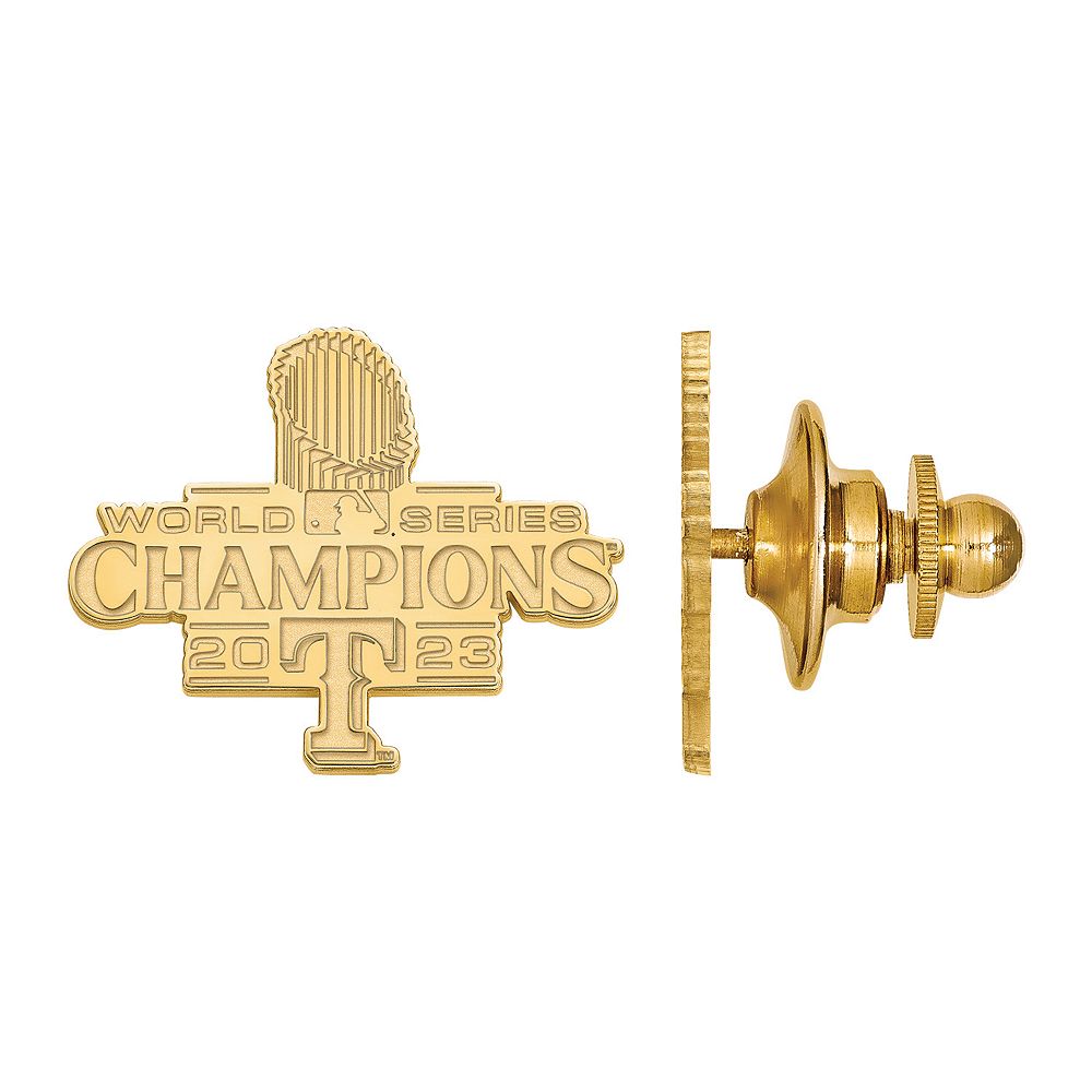 LogoArt 14k Gold Over Sterling Silver 2023 World Series Champions Texas ...