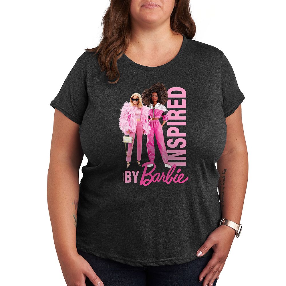 Plus Size Barbie Inspired By Barbie Graphic Tee