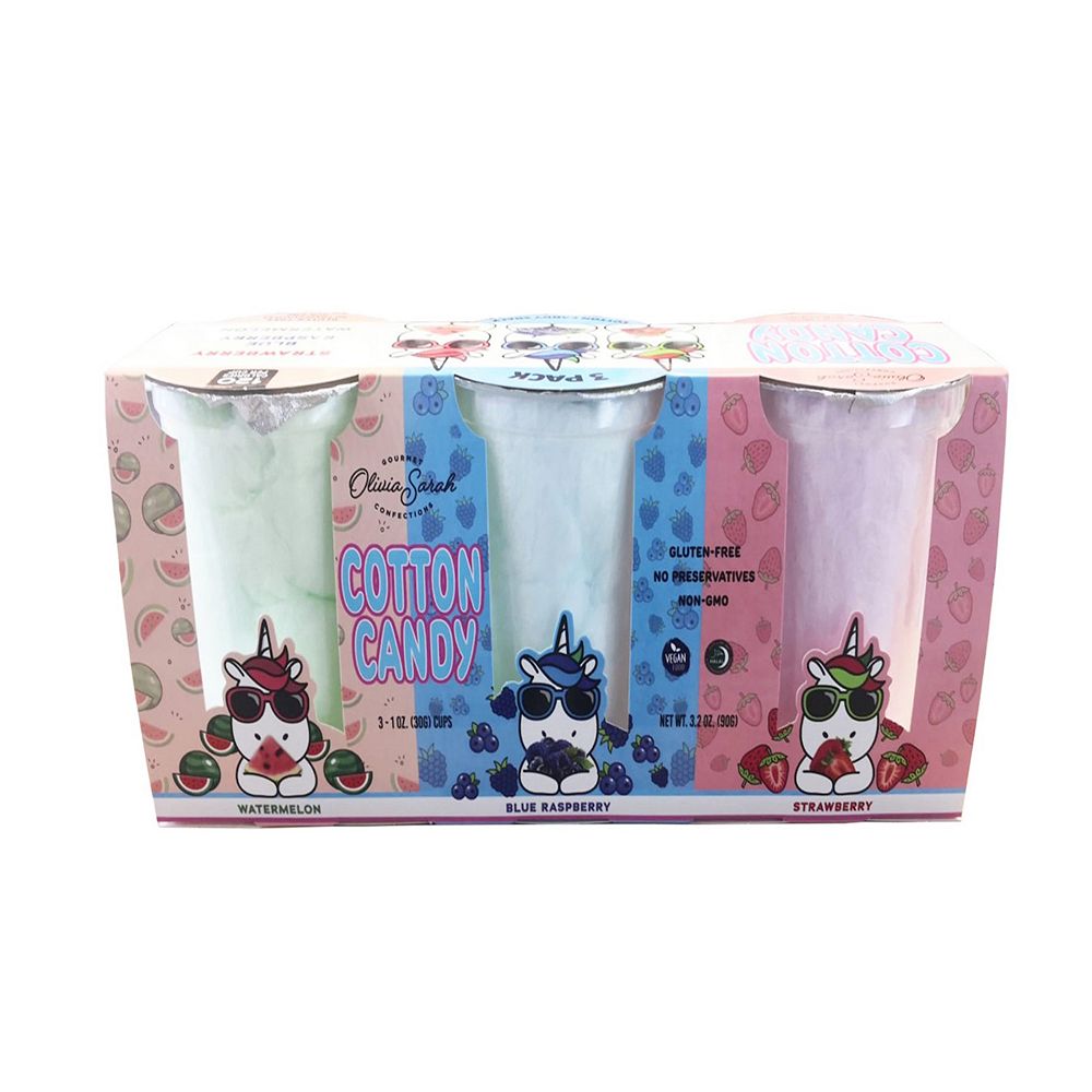 Enchante Confections 3-Pack Watermelon, Blue Raspberry, & Strawberry ...