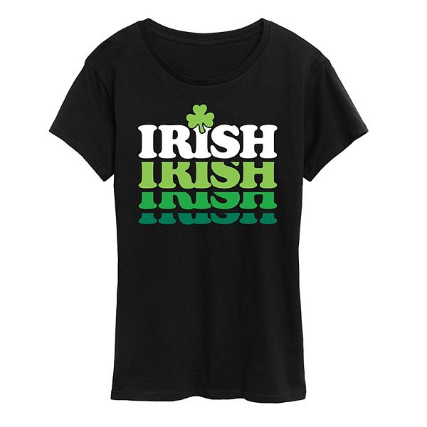 Women's Irish Retro Repeat Graphic Tee