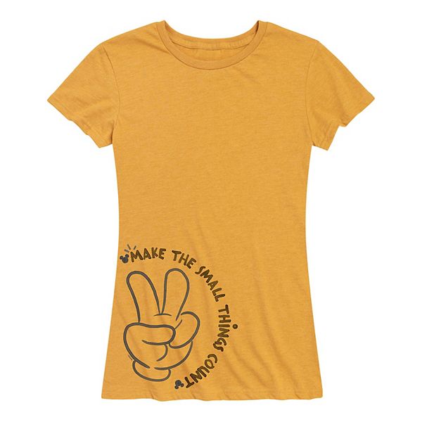 Disney's Mickey Mouse Women's The Small Things Count Graphic Tee