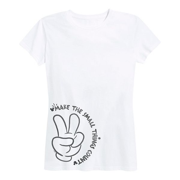 Disney's Mickey Mouse Women's The Small Things Count Graphic Tee