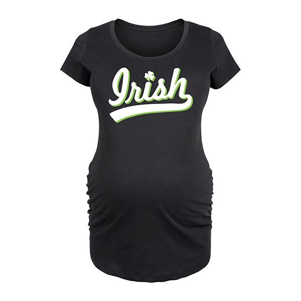 Maternity Irish Script Graphic Tee