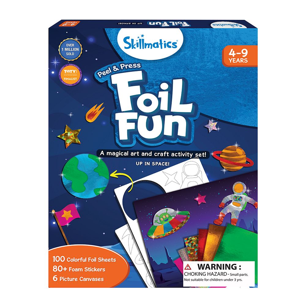 Skillmatics Foil Fun Up In Space Arts Craft Kit
