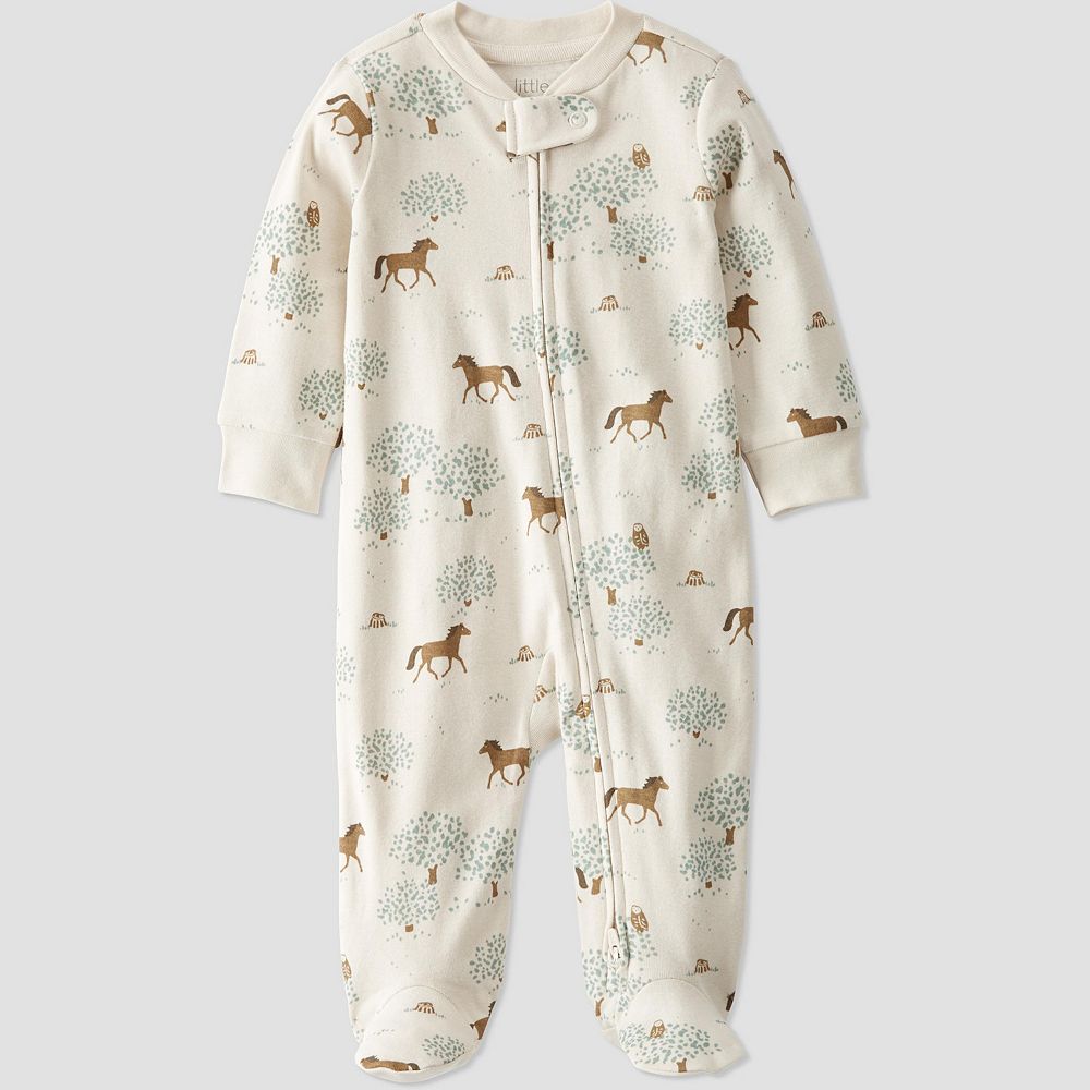 Baby Little Planet by Carter's Organic Cotton Wild Horses Sleep & Play