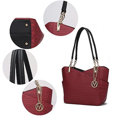 Mkf Collection Jules M Logo Printed Women’s Tote Bag By Mia K