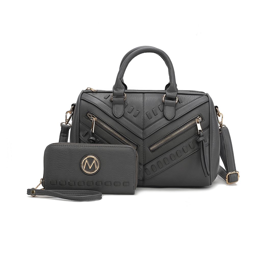 Mkf Collection Lara Women’s Satchel With Wallet By Mia K- 2 Pieces
