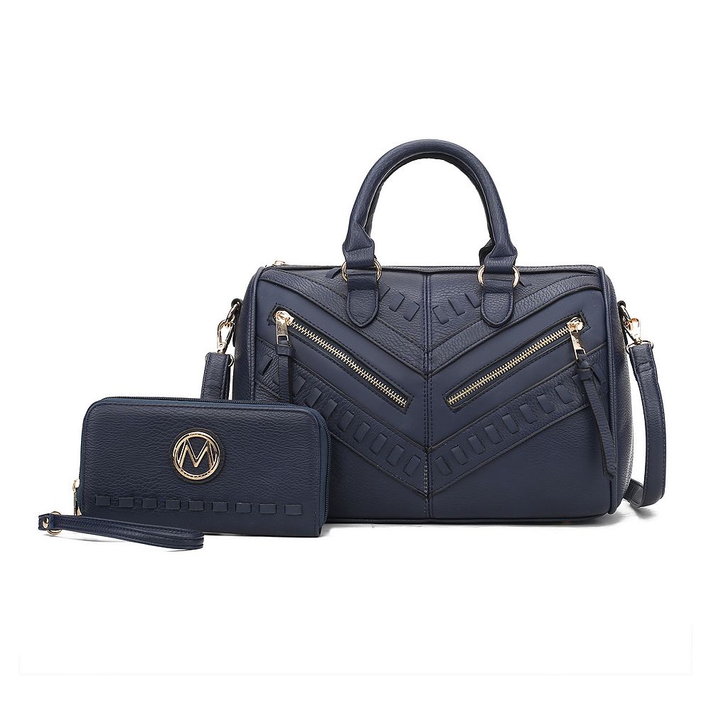 Mkf Collection Lara Women’s Satchel With Wallet By Mia K- 2 Pieces