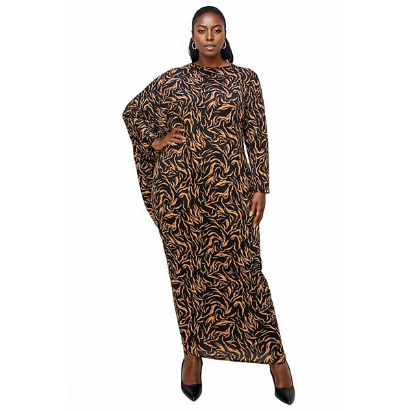 Plus Size Jessica Asymmetrical Maxi Dress