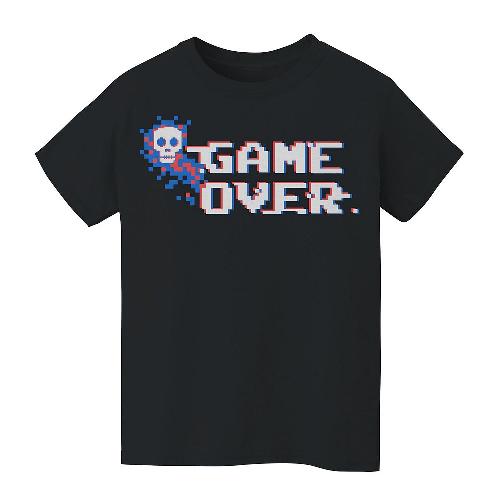 Kid's Game Over Graphic Tee