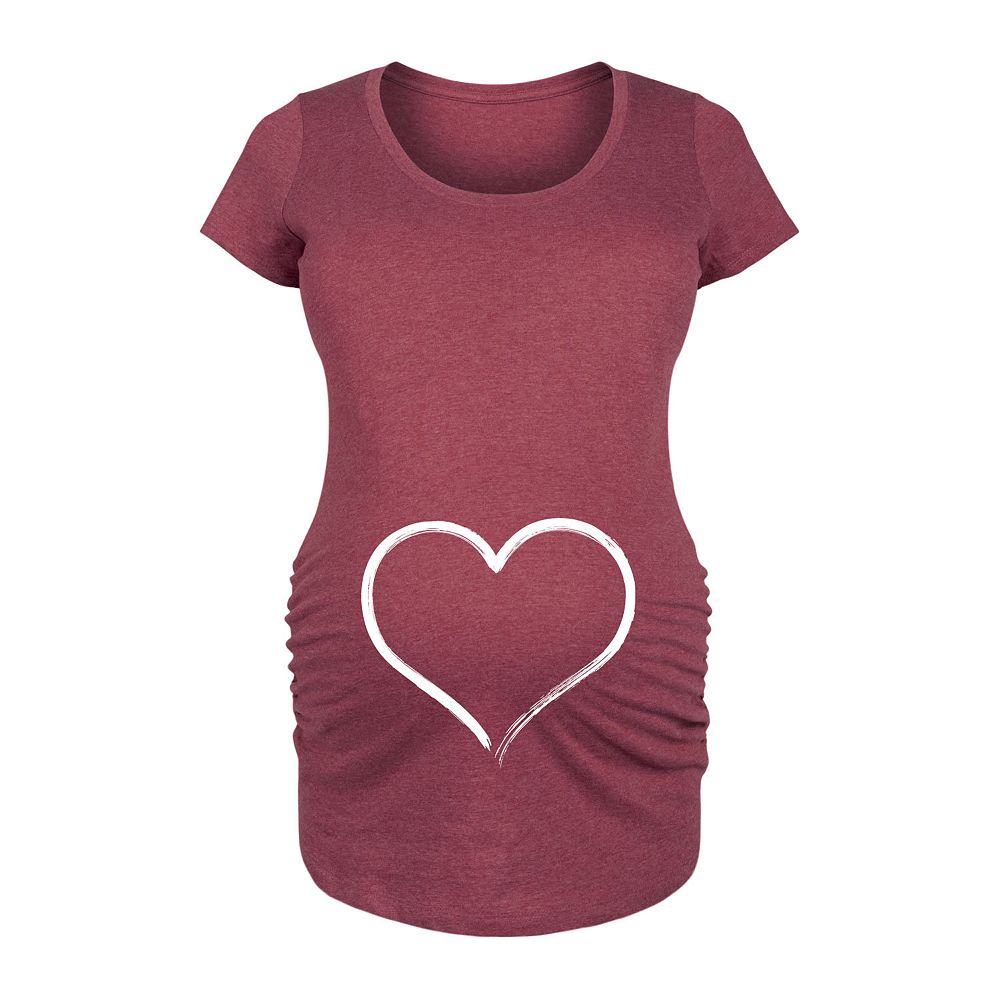 Maternity Heart Graphic Tee