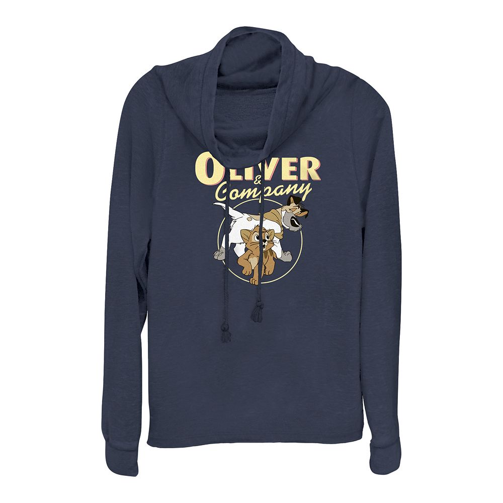 Disney's Oliver & Company Oliver And Dodger Juniors' Cowlneck Graphic ...