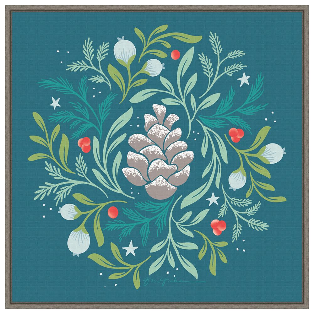 Falala Vi By Gia Graham Framed Canvas Wall Art Print