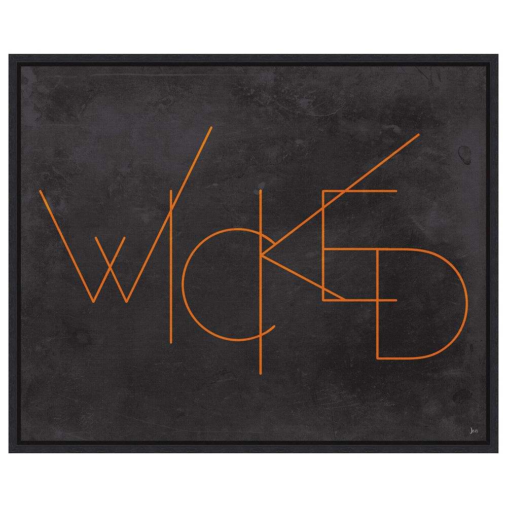 Haunted Iii Wicked By Jess Aiken Framed Canvas Wall Art Print